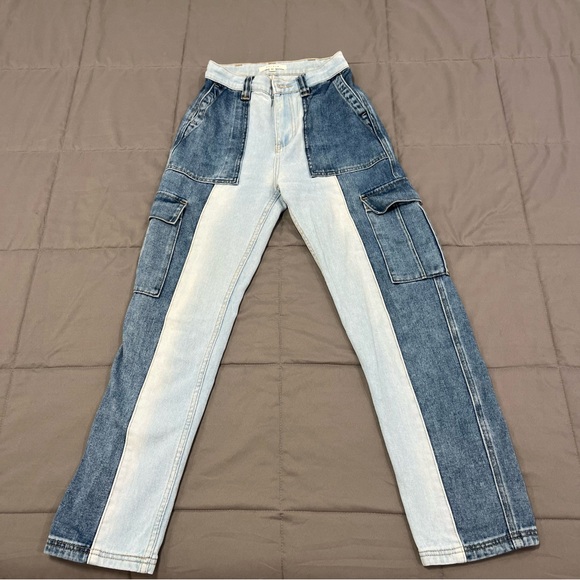 PacSun | Jeans | Pacsun Cargo Color Block Jeans | Poshmark